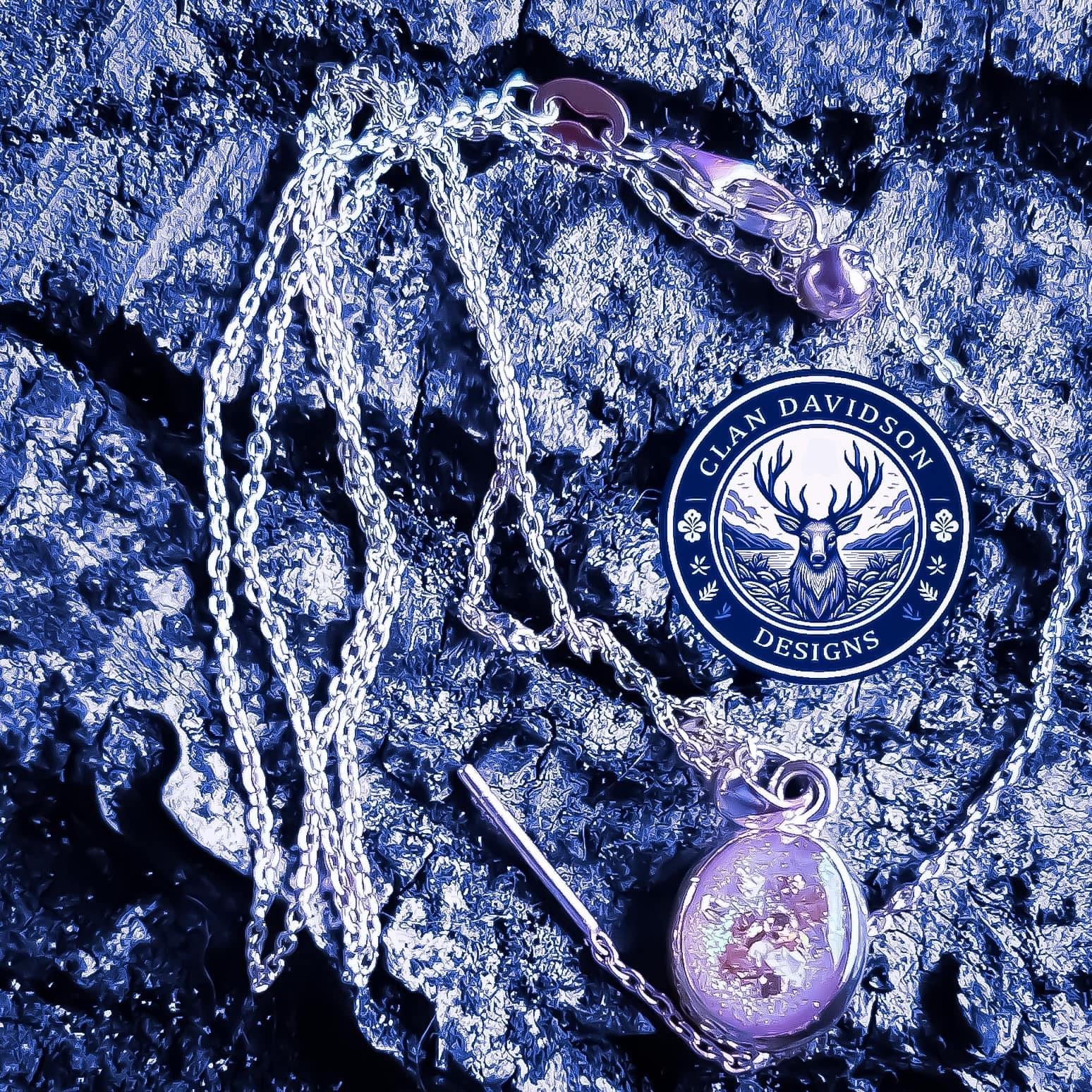 Sterling Silver Oval Pendant – Clan Davidson Designs